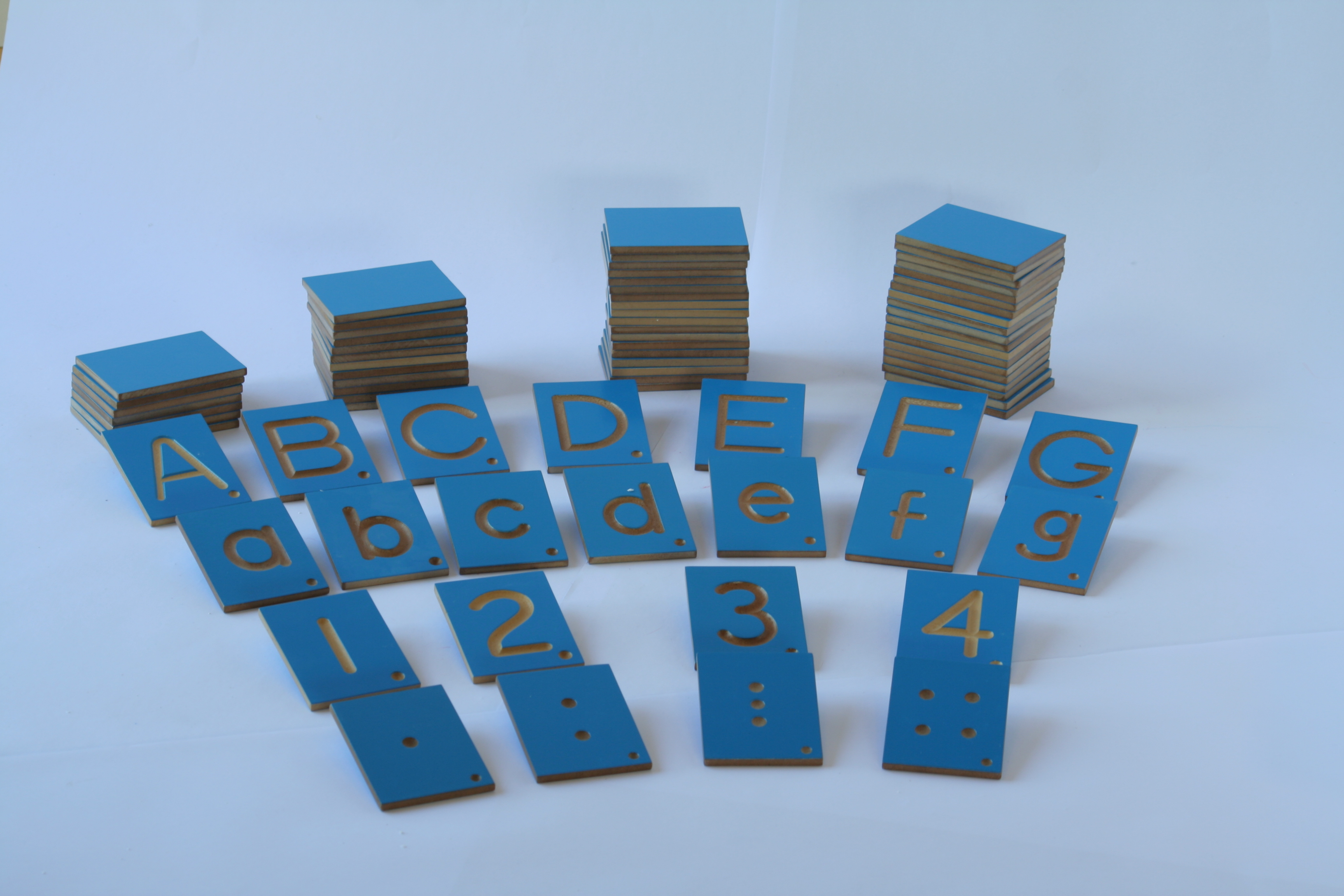 Number + Letter Tiles | Montessori Pre-School Supplies