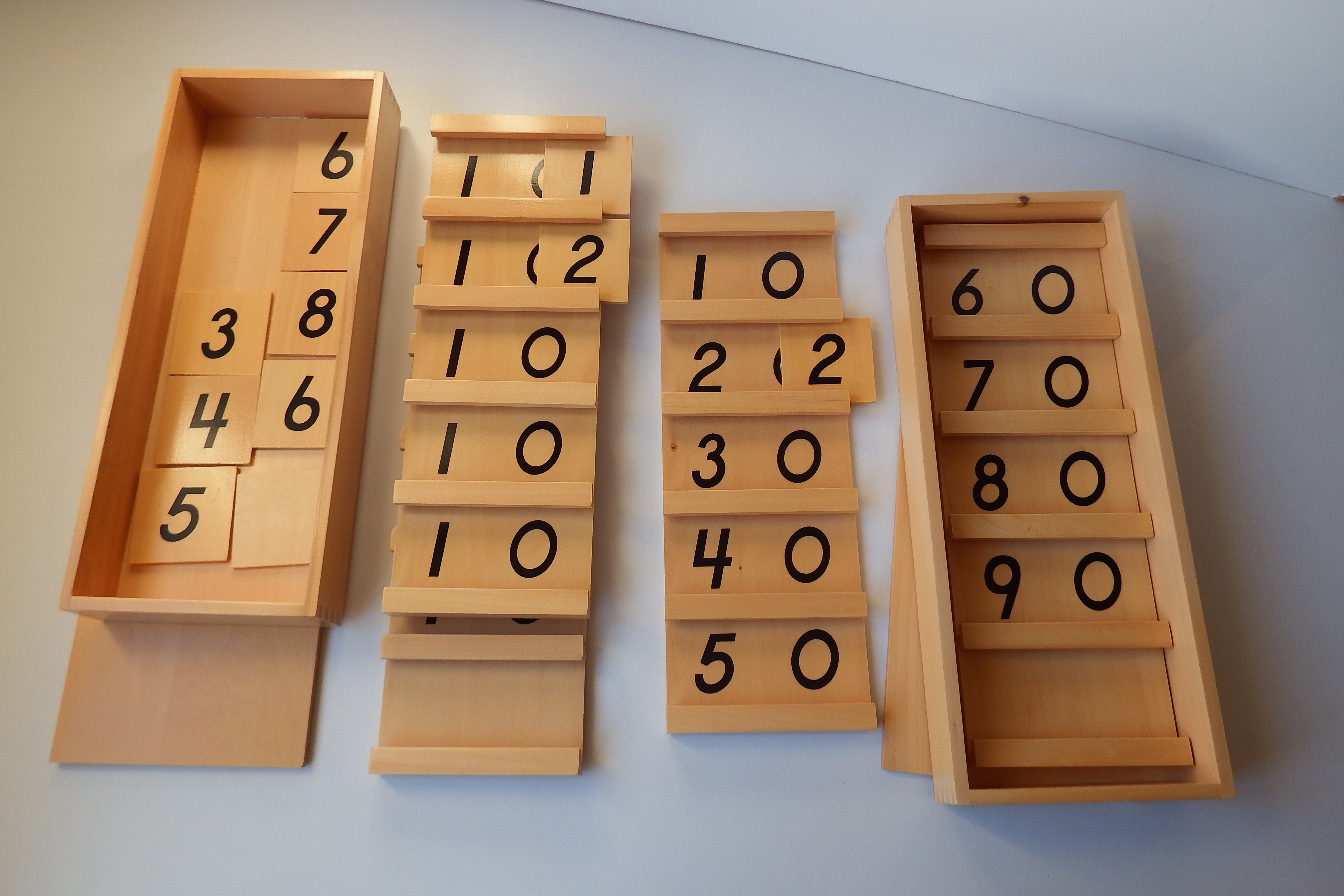 Sequin board A & B ( Teen + Tens board)-(11-19)(11-99) | Montessori Pre ...