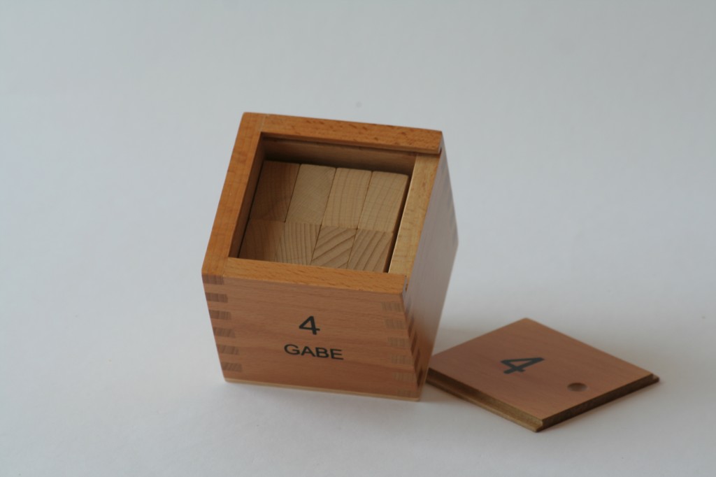 gift 4 – second block series – rectangular prisms | Montessori Pre ...