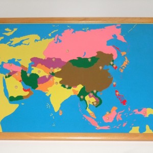 North America Puzzle Map + control map | Montessori Pre-School Supplies