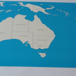 Asia Puzzle Map + control maps | Montessori Pre-School Supplies