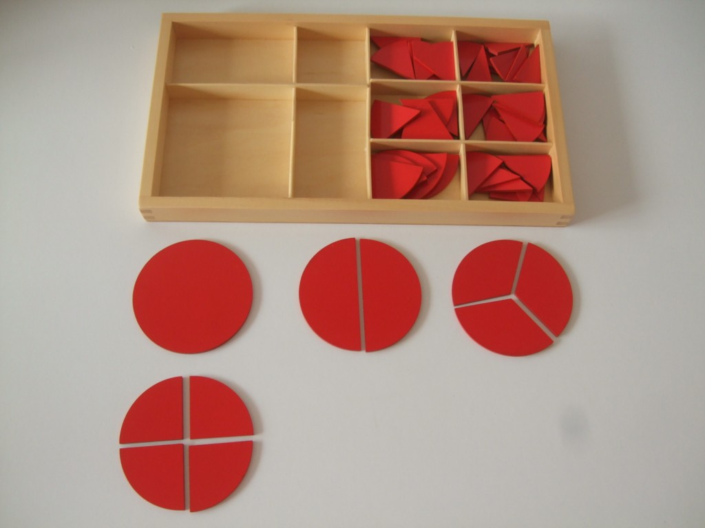 Fraction cut outs 1-1/10 | Montessori Pre-School Supplies