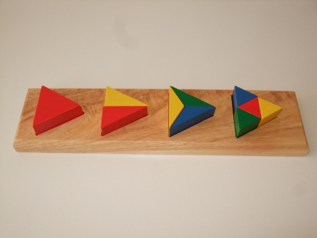Triangle fractions | Montessori Pre-School Supplies