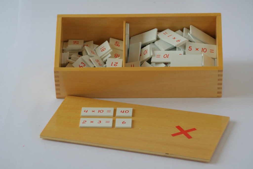 Multiplication Equations and Products Box | Montessori Pre-School Supplies