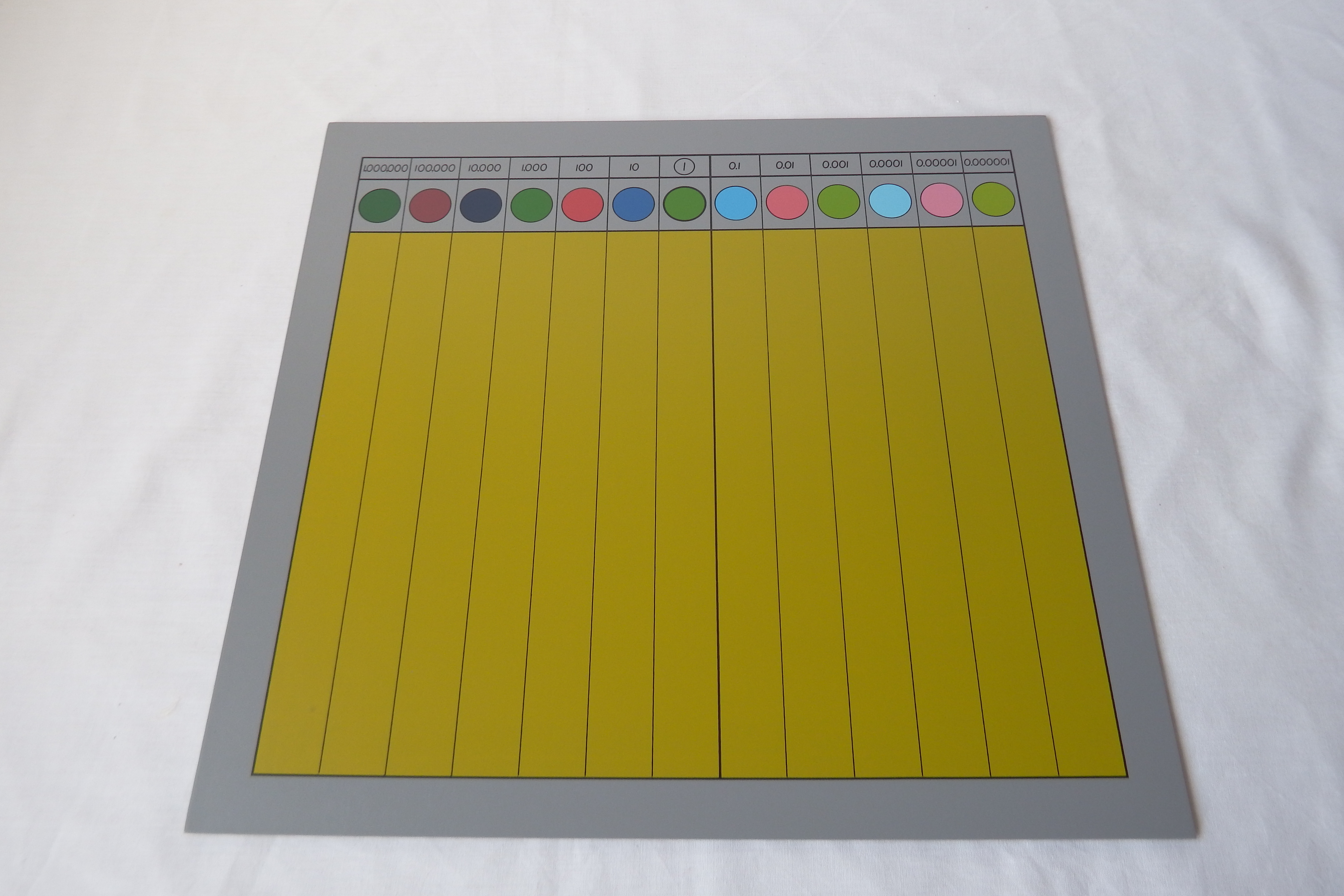 Decimal Fraction Board | Montessori Pre-School Supplies