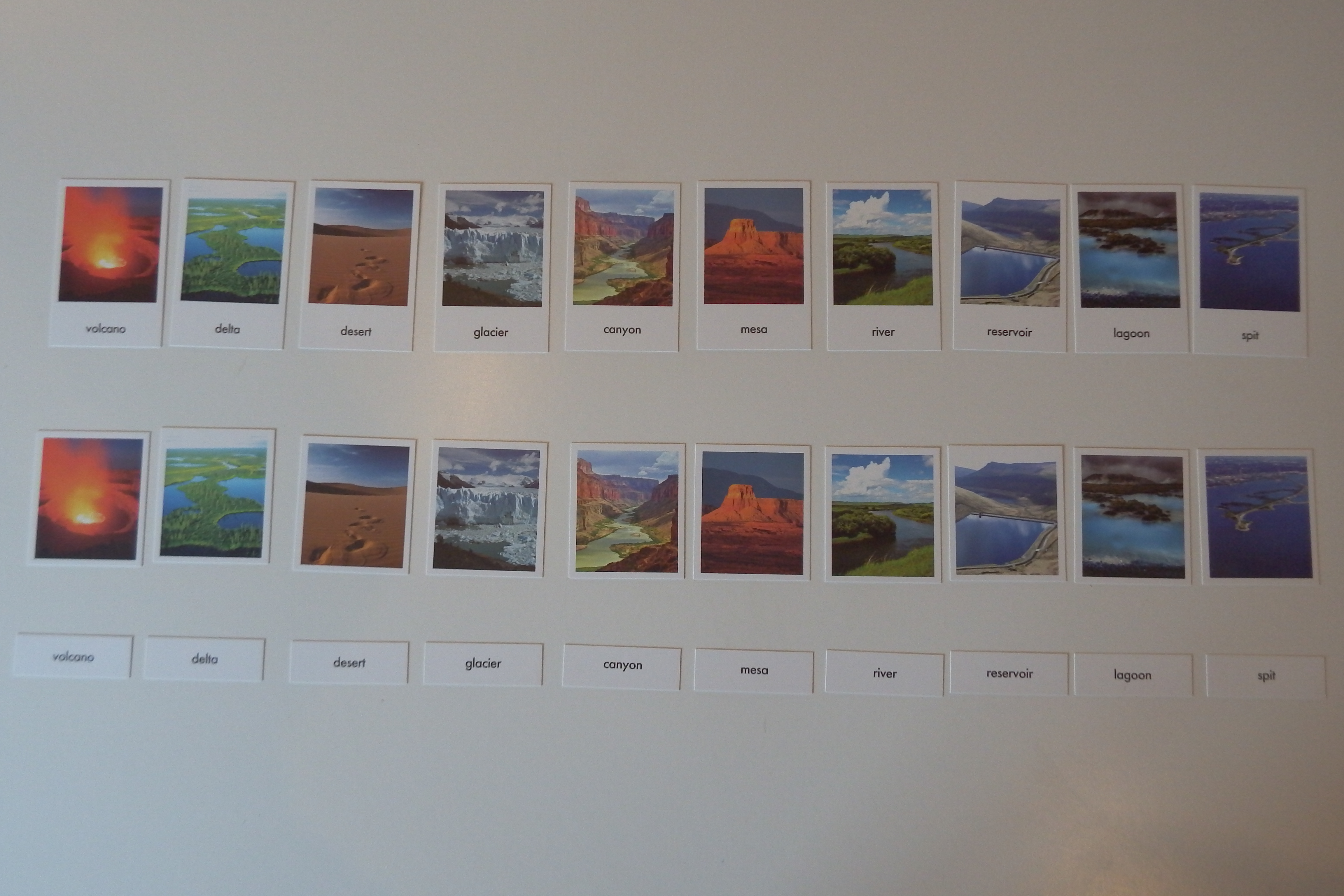 Environment matching cards | Montessori Pre-School Supplies